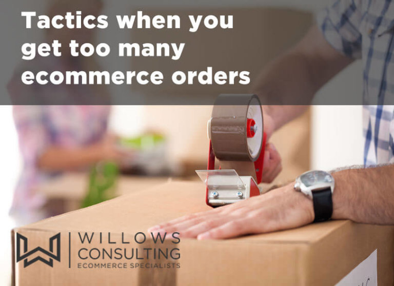 What to do when you get too many orders online ? | Willows Consulting